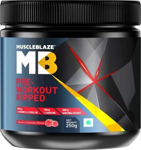 Muscleblaze Pre Workout Ripped 250gm - Oms99